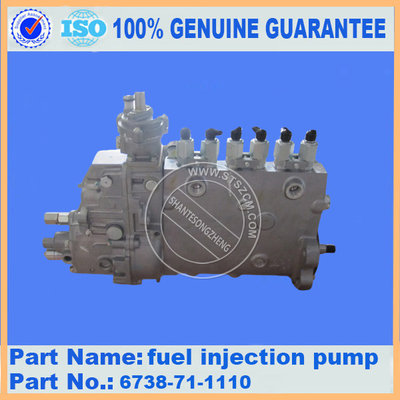 komatsu spare parts PC200-7 fuel injection pump 6738-71-1110