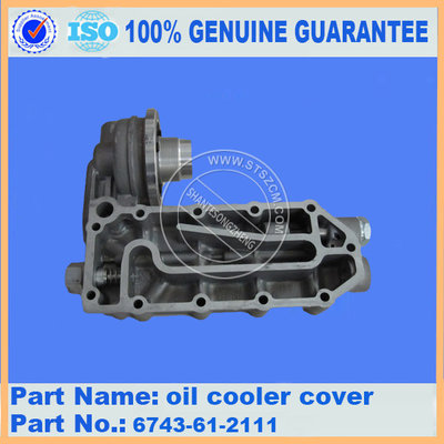 hot sale stock komatsu parts PC300-7 oil cooler cover 6743-61-2111