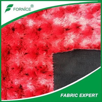 China Supplier  Hot sale 100% Polyester Two-Tone Pv Plush Fabrics