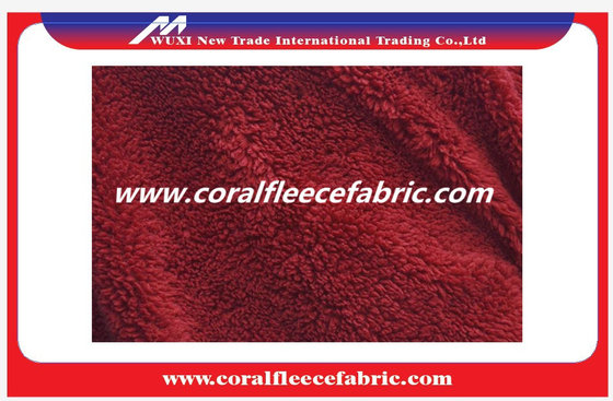 Anti-Static Soft Warm Fake Lambswool Lining Fabric , 100 Polyester