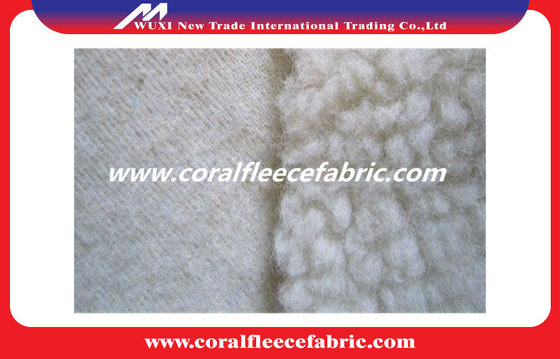 Lambs Wool Polyester Fabric for Winter Coat material