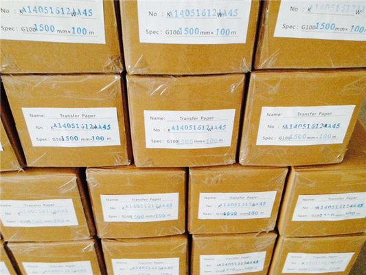 85GSM / 100GSM / 120GSM Transfer Printing Paper , Premium Sticky Sublimation Transfer Paper