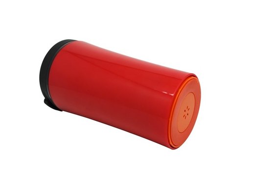 Classic Double Wall Plastic Travel Mug , Anti - Slip Plastic Sports Water Bottles 