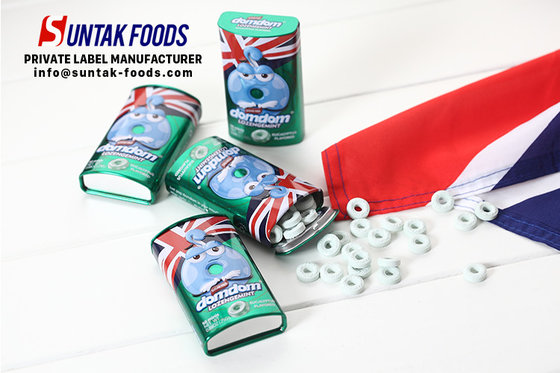 BRC Sugar Free Natural Energy Sorbitol Mint Candy Hole Shape