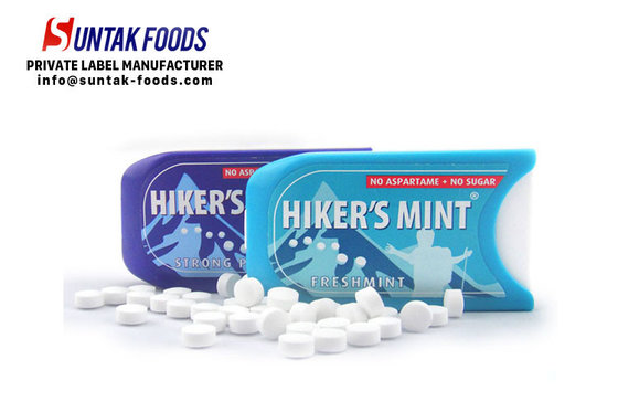 No Aspartame Spearmint Healthy Breath Mints , Sugar Free Lifesaver Mints