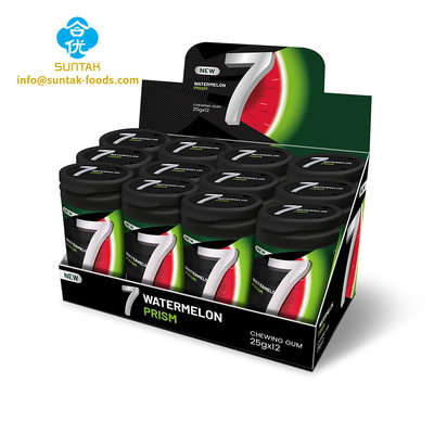 Plastic Bottle Sugar Peppermint Flavor Chewing Gum For Young People