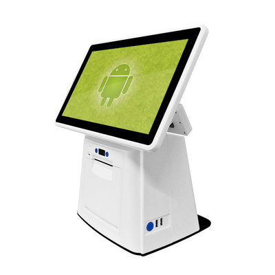 Catering desktop all in one restaurant cashier bluetooth printing android touch screen POS terminal with thermal receipt
