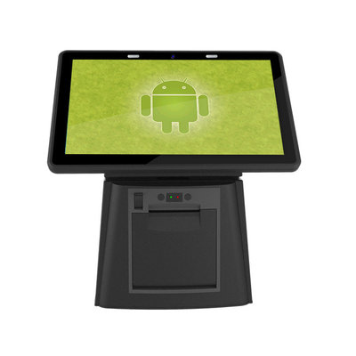 Catering desktop all in one restaurant cashier bluetooth printing android touch screen POS terminal with thermal receipt