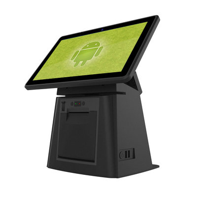 Restaurant management coffee bar retail shop  cashier all in one Android POS devices machine built-in 2inch printer