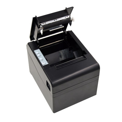 Black Color 80mm USB&LAN&RS232 fast speed printing machine for retail restaurant ePOS system thermal receipt printer