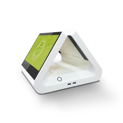 Handy wireless retail bus ticket all in one OEM smart bill acceptor wifi android touch dual screen POS system machine