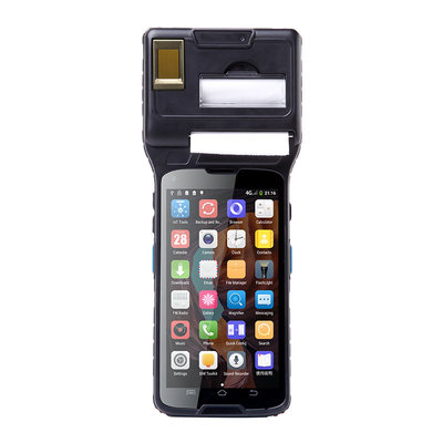 Touch Screen Handheld Android Industrial 3G 4G Wifi PDA Rugged Logistic Warehouse Device Built-in Thermal Printer