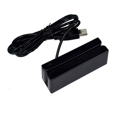 China Manufatcurer of Black MSR 009 POS System Machine Magnetic Stripe Card Reader USB MSR Card Reader