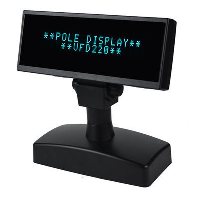 RS232 Serial Port High Quality VFD POS System Terminal Customer Pole Display for Supermarket Retail Shop Stores