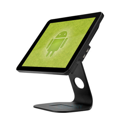 Single 15 inch LCD Monitor Point of Sale Cash Register for small business retail vending Android POS terminal