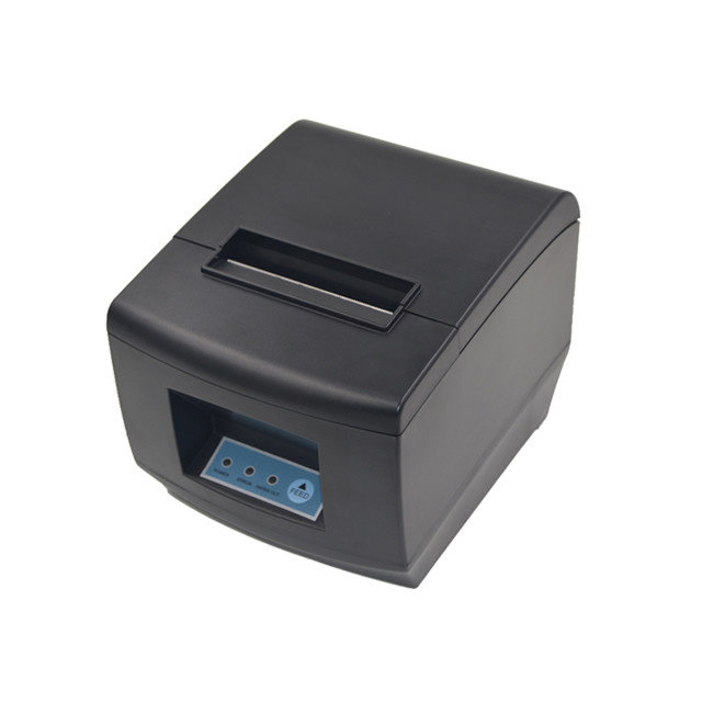 3 inch Black / White USB&LAN Kitchen Receipt Printer Android iOS Windows POS System 80mm Thermal Receipt Printer