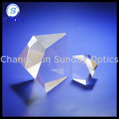 0.5mm-600mm Roof Prism Optical Prism Bk7k9 Sapphire Fused Silica ZnSe CaF2 Si Ge  Coated AR, HR, Al, Silver, Gold