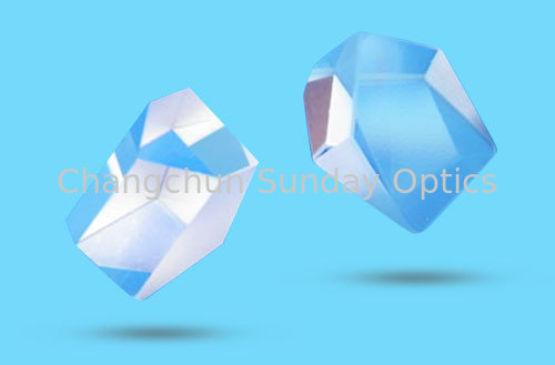 0.5mm-600mm Roof Prism Optical Prism Bk7k9 Sapphire Fused Silica ZnSe CaF2 Si Ge  Coated AR, HR, Al, Silver, Gold