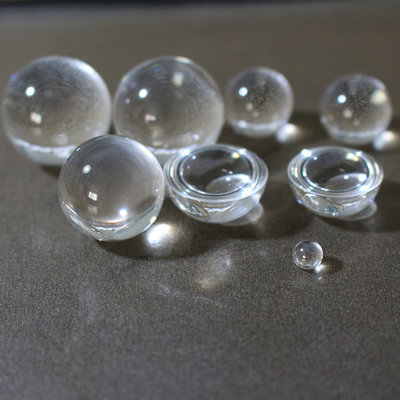 Optical glass ball lens and half ball lens  4mm Sapphire  ball lens  30mm BK7 ball lens AR Coating ball lens