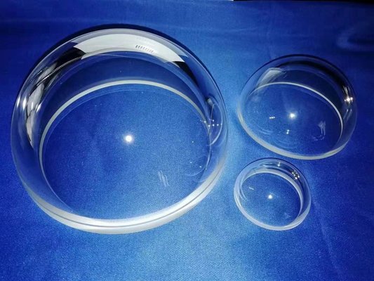 High precison Dome Lenses bk7 k9 fused silica sapphire 3mm to 400mm AR Coated