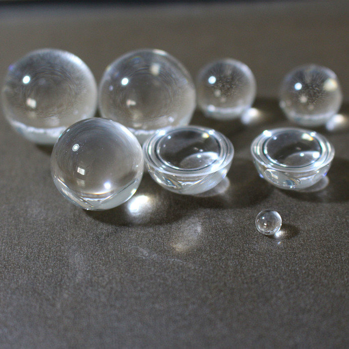 Optical glass ball lens and half ball lens  4mm Sapphire  ball lens  30mm BK7 ball lens AR Coating ball lens