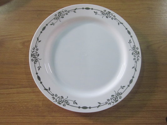 White /Gold Plastic  Plates