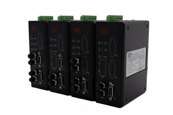 Metal Housing Fiber Optic Repeater Support Profibus DP Bus Standard