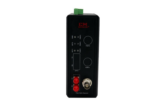 Durable Optical Communications Repeater  Fiber Optic Device With IP40 Protection