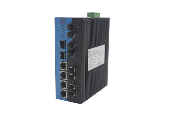 100M 2 Gigabit SFP Slots Unmanaged Industrial Ethernet Switch 10 Port