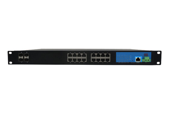 20 Port Layer 2 1000M Industrial Managed Ethernet Switch 56Gbps Bandwidth