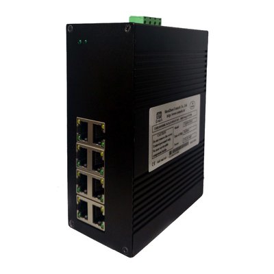 Durable Eight Port Unmanaged Industrial Ethernet Switch IEEE802.3 IEEE802.3u Protocol
