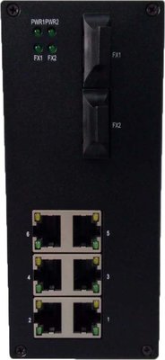 Metal Housing 8 Port Unmanaged Ethernet Switch / Fast Ethernet Switch 1.6Gbps