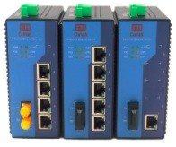 Wall Mounting Industrial Managed Ethernet Switch With Dual Redundant Inputs