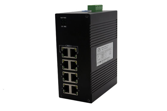 Light Ring Ethernet Industrial Network Switch / Unmanaged Network Switch High Speed