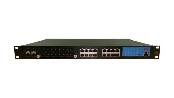 100M Modularized 28 Port Gigabit Managed Switch For Industrial Environment
