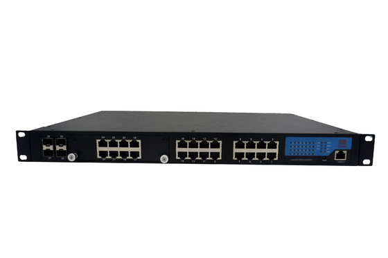 100M Modularized 28 Port Gigabit Managed Switch For Industrial Environment