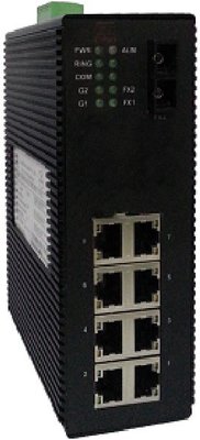 Light Weight Unmanaged Industrial Ethernet Switch , 100M Network Ethernet Switch 8 Port