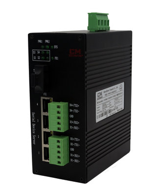 Fiber Optical Port Modbus Ethernet Gateway Support RTU Master ASCII Master
