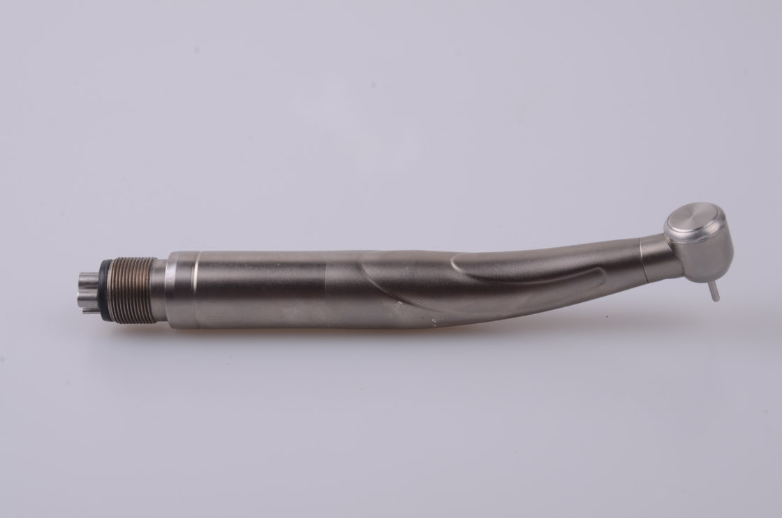 Titanium push button LED generator dental handpiece with 6 holes water spray