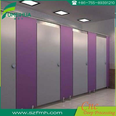 12mm Waterproof HPL Compact Laminate  Toilet Cubicle Partition
