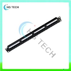 China Dual IDC Cat6 24 port Patch Panel supplier