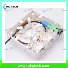 China Mini Fiber Optic Terminal Box, 2 RJ45 Jack, 1Fiber Optic Adapter supplier