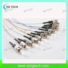 China Colorful ST Fiber Optic Pigtail 0.9mm supplier