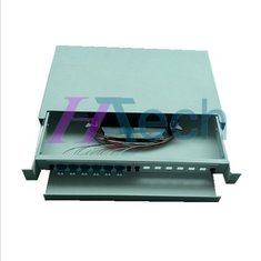 China Slidable LC 12Port Fiber Optic Patch Panel,12 Colors Fiber pigtail supplier