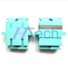 China Aqua Duplex SC Fiber Optic Adapter,Used in ODF,Connected with Fiber Patch Cord supplier