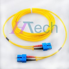 China SC-SC SM 9/125 Duplex 2.0MM 5M  Fiber Optic Assembly supplier