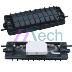 China 2in2out Inline 48Core Fiber Optic Splice Closure, 4 fiber cable in-out ports supplier