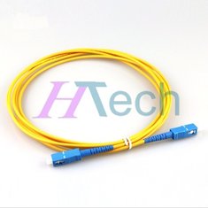 China 2M SC/SC 9/125um Simplex Fiber Optic Patch Cord supplier