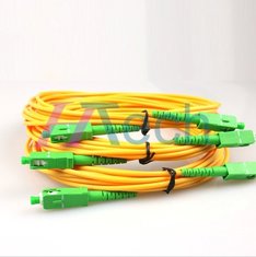 China 2M SC/APC 9/125um Simplex Fiber Optic Patch Cable supplier