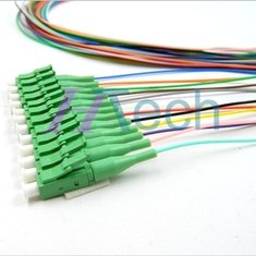 China 12Fibers Singlemode LC/apc Fiber Optic Pigtail 0.9mm supplier